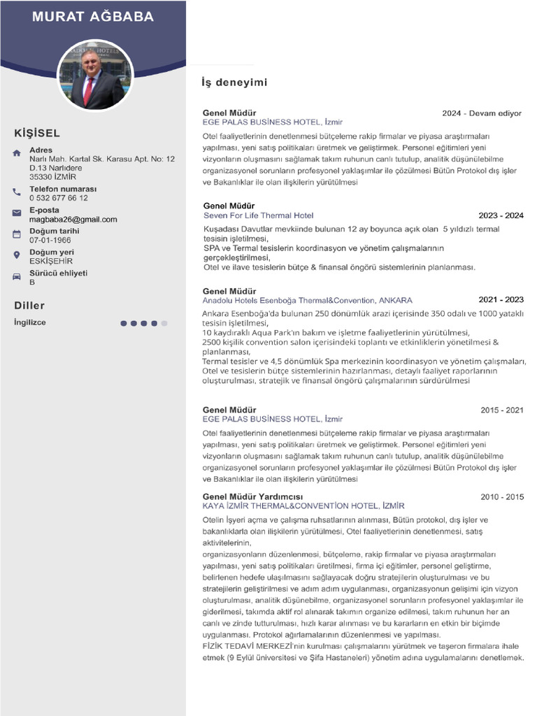 CV Murat Ağbaba 2025 | PDF
