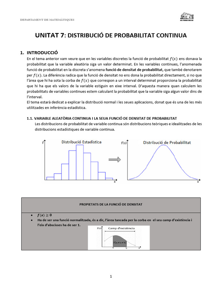 UNITAT 7_CONTINUA | PDF