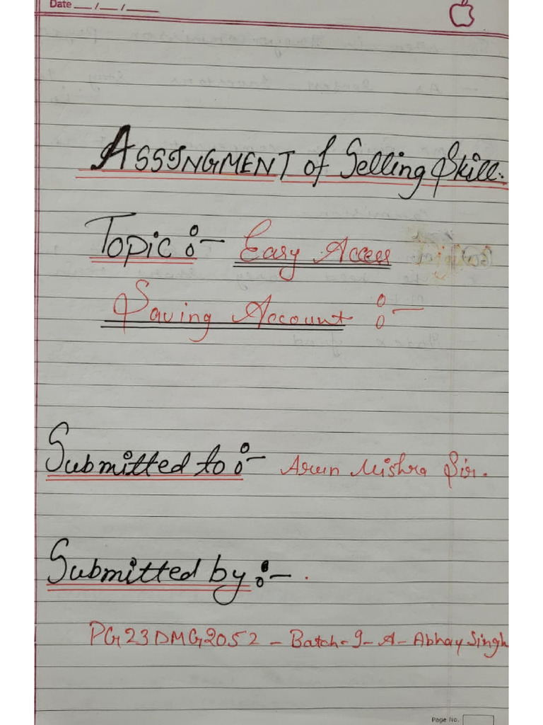Assignment of Selling Skills (Abhay Singh) | PDF