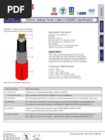Datasheet B3 Control Cable ACS | PDF | Wire | Electrical Conductor