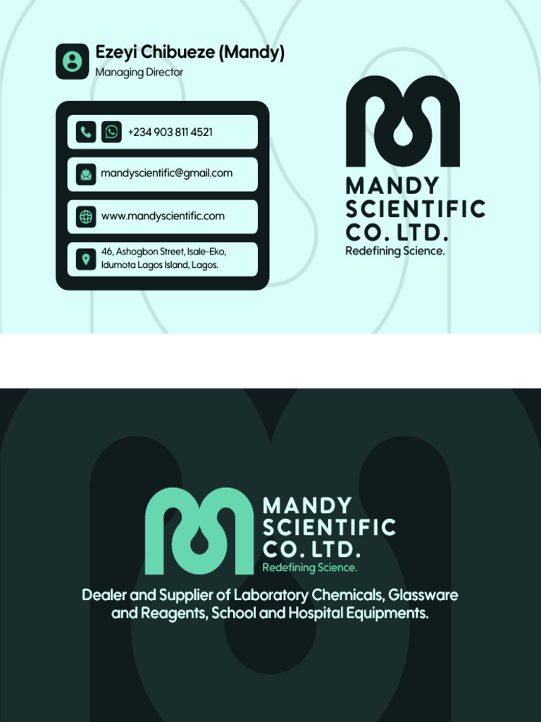 Mandy Scientific Business Card | PDF