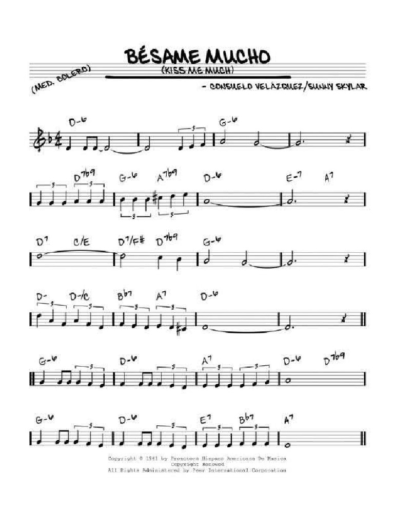 Besame mucho | PDF