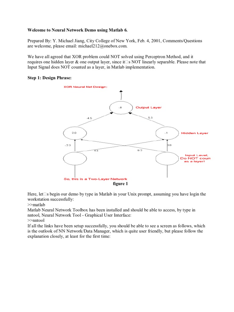 Neural Network GUI Tutorial | PDF