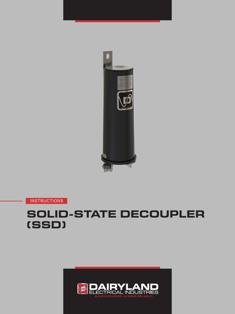 Solid State Decoupler Installation | PDF | Electricity | Electrical ...