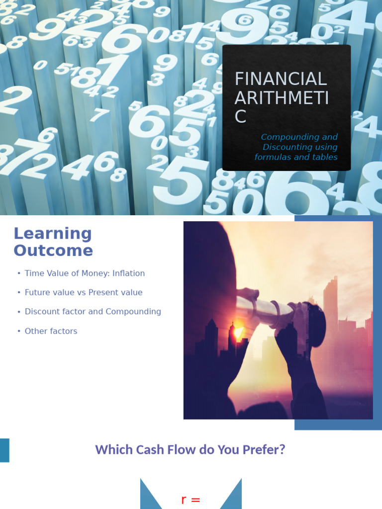 Compounding and Discounting Using Formulas and Tables | PDF | Present ...