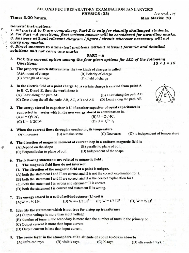 Phy Pre Mysuru | PDF