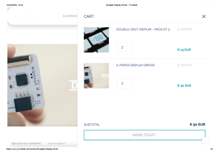E-Paper Display Driver - Ynvisible | PDF | Computer Hardware | Computing