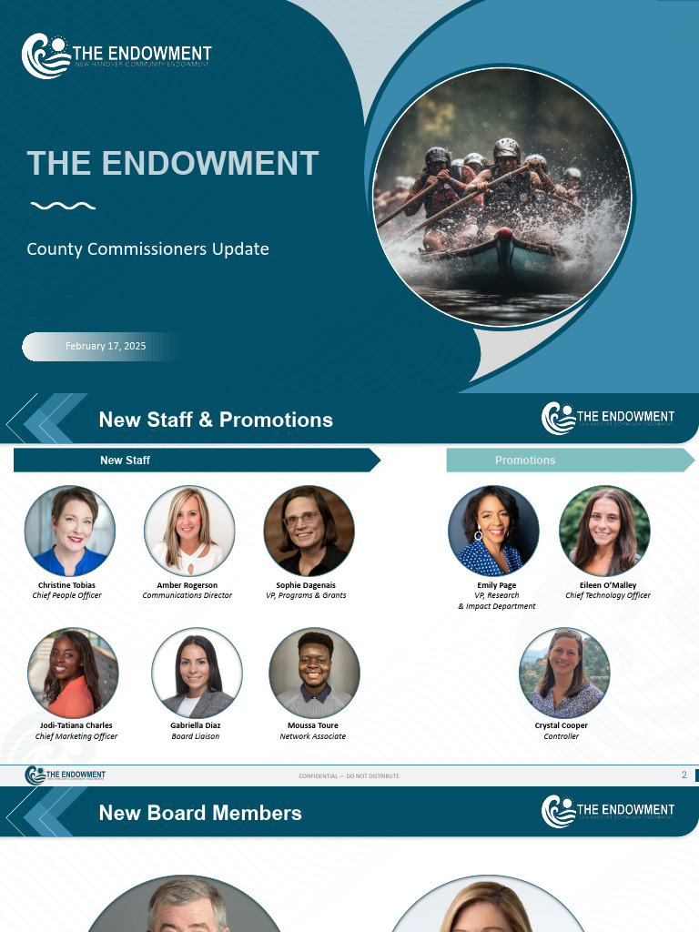 NHC Commissioners Update: Staff Changes | PDF | Business | Governance