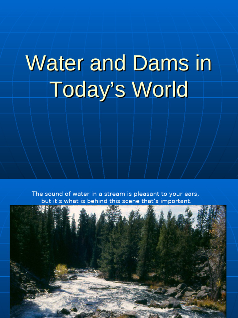 Importance of Dams for Water Management | PDF | Water | Dam