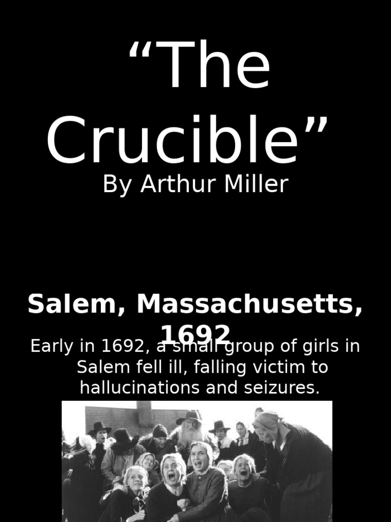 The Crucible: Salem Trials & McCarthyism | PDF | Mc Carthyism