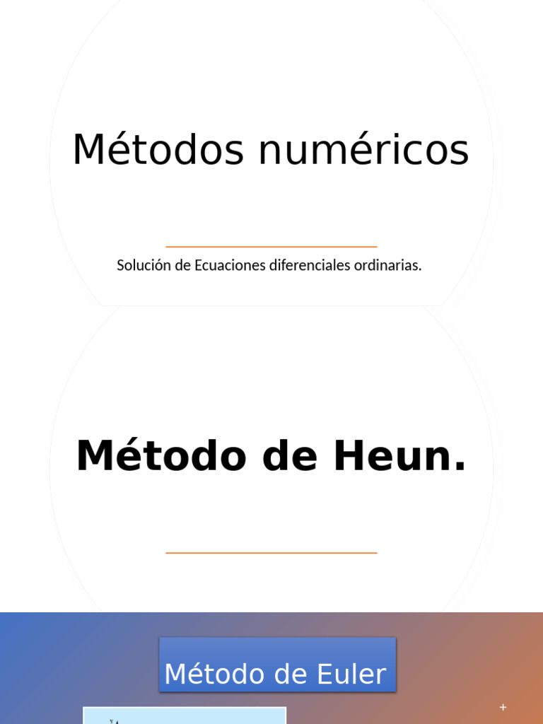 Solución Numérica EDO (Heun y Runge Kutta) | PDF