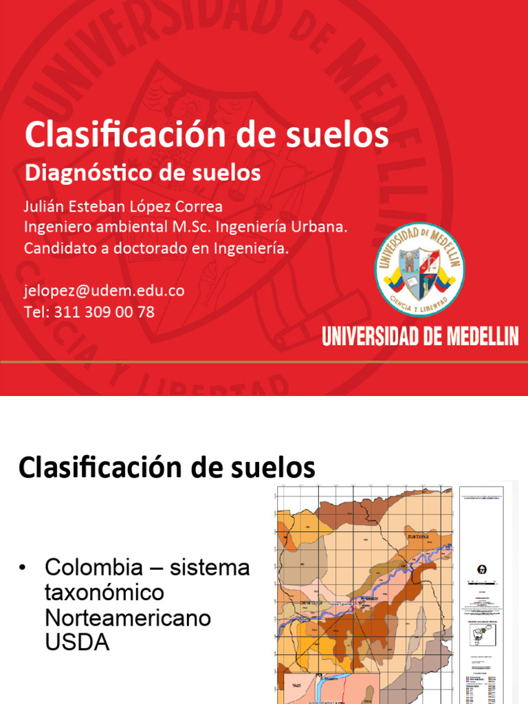 Clase 12 Clasificación Suelos | PDF | Arcilla | Ciencias de la Tierra