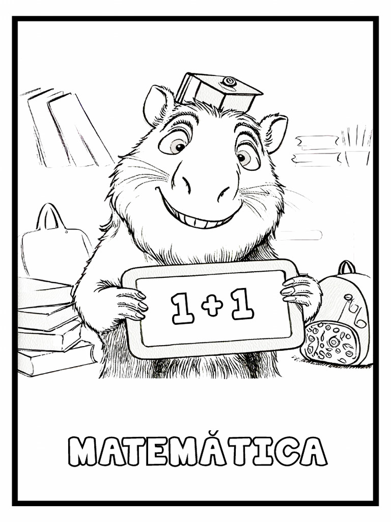 Capa de Caderno Matematica 01 CAPIVARA | PDF