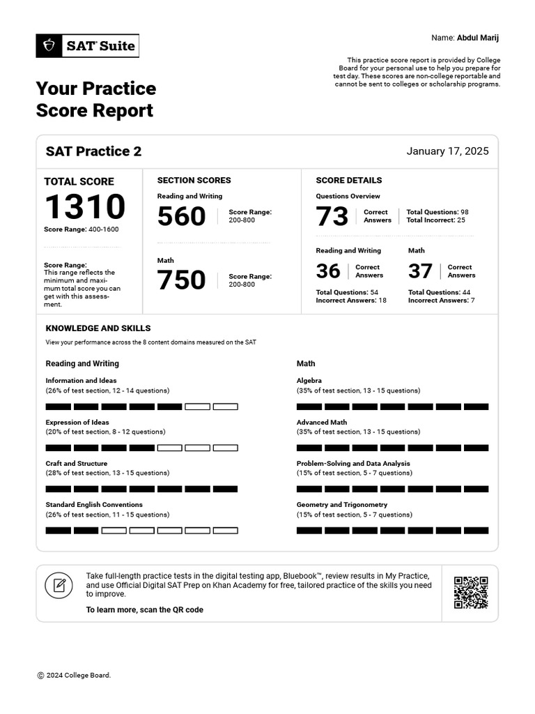 AMARIJ_SAT_PRACTICE_2_01172025 | PDF | Sat | Mathematics