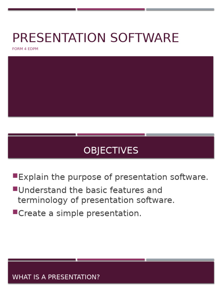 Introduction to Presentation Software | PDF