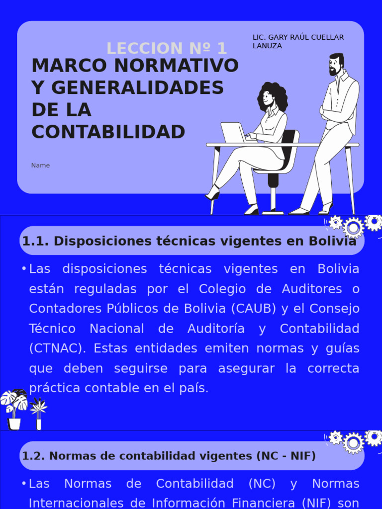 Normativa Contable en Bolivia: Guía Esencial | PDF | Estado financiero | Contabilidad