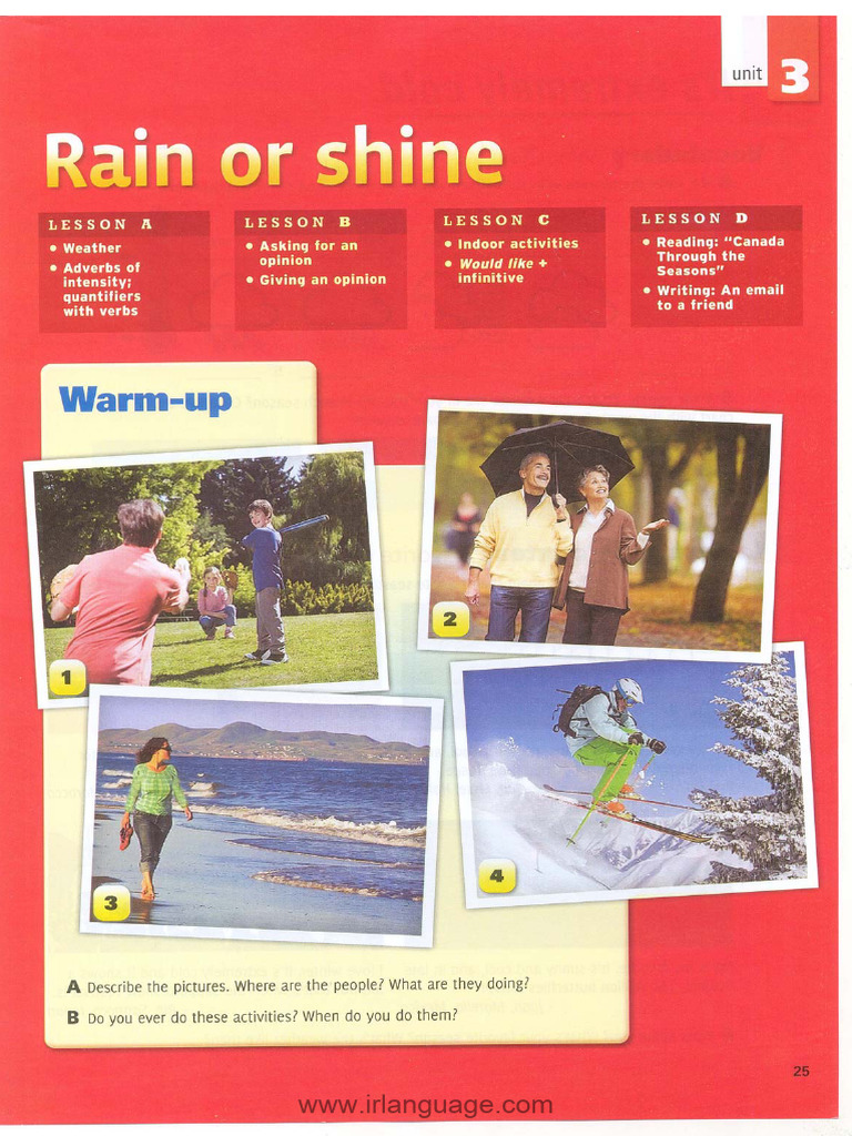 Unit3. Four Corners 2 Student Book | PDF