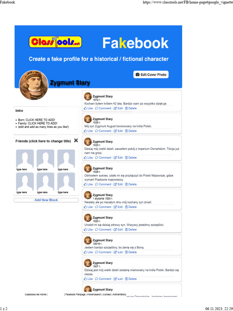 Fakebook | PDF