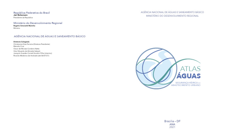 ANA - ATLAS - Aguas - AbastecimentoUrbano2021 - 2-3 | PDF