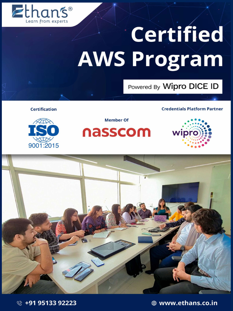 Ethans X Wipro DICE ID V25-26 Certifiied AWS Program | PDF