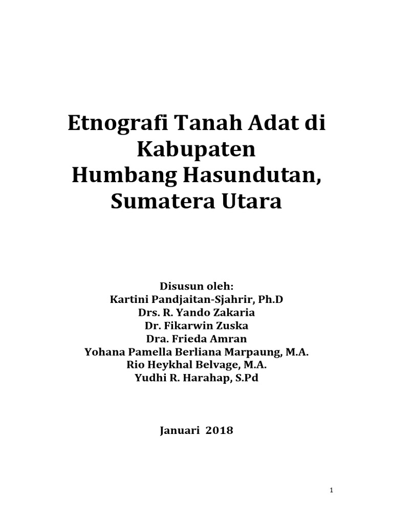 Laporan_Kajian_Etnografi_Tanah_Adat_di_H (1) | PDF