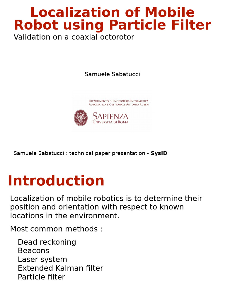 Presentazione SysID | PDF | Applied Mathematics | Statistical Theory