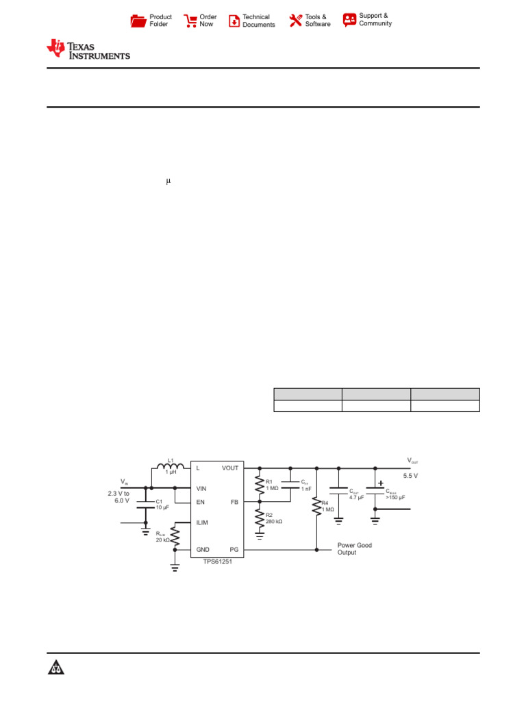 Tps 61251 | PDF | Capacitor | Electrostatic Discharge