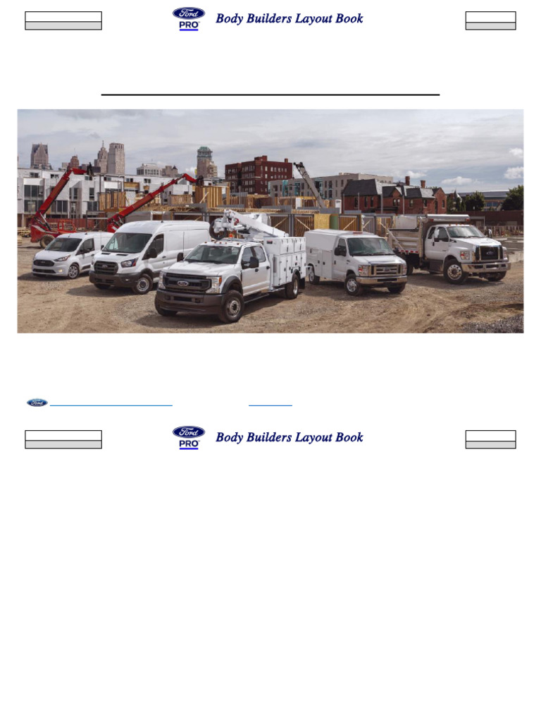 Ford 2025 Body Builder Layout Guide | PDF | Motor Vehicle | Vehicles