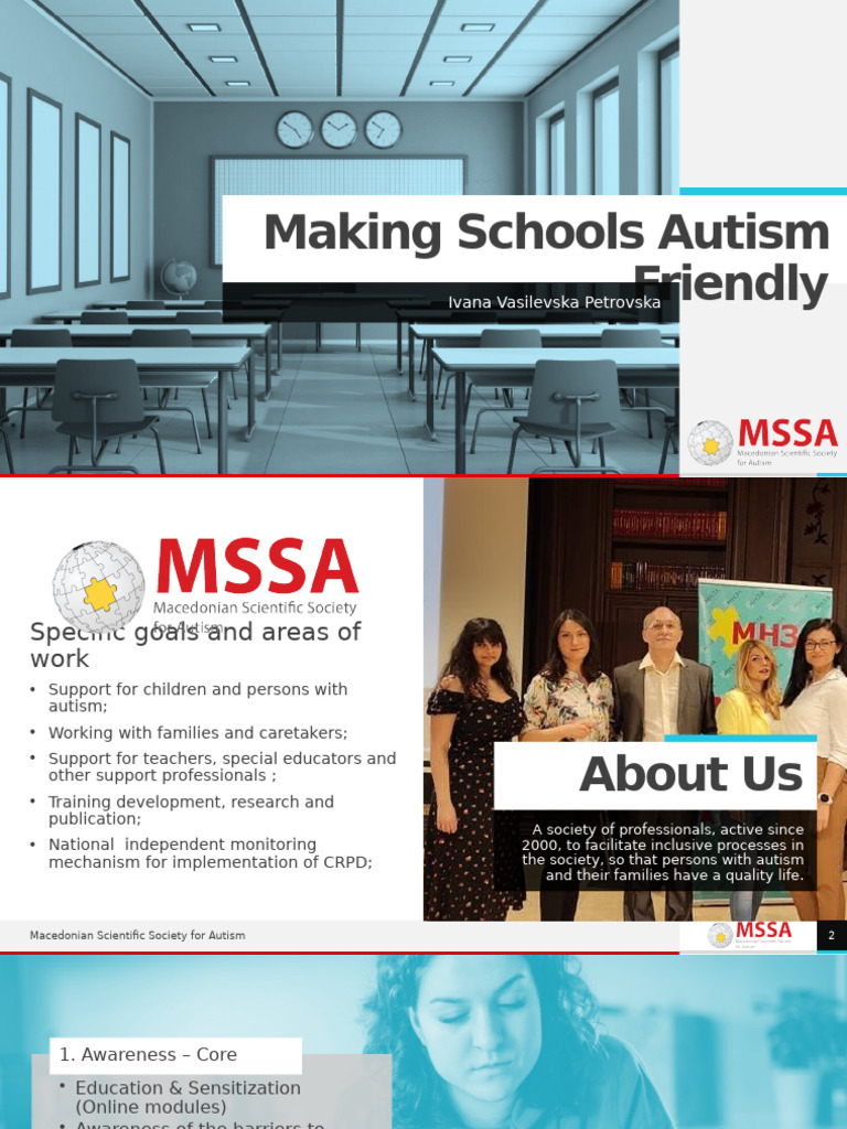 Making Schools Autism Friendly-MSSA | PDF | Autism | Communication