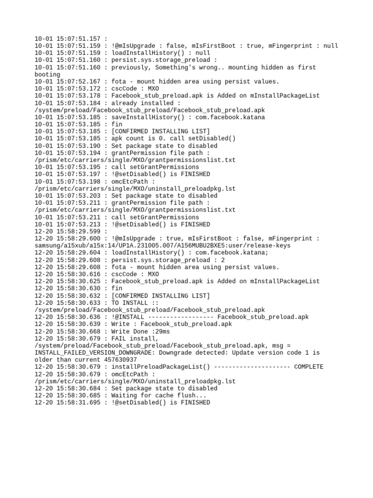 PreloadInstaller | PDF | System Software | Operating System Families