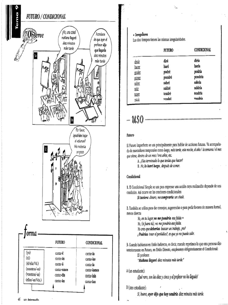 FUTURO Y CONDICIONAL | PDF
