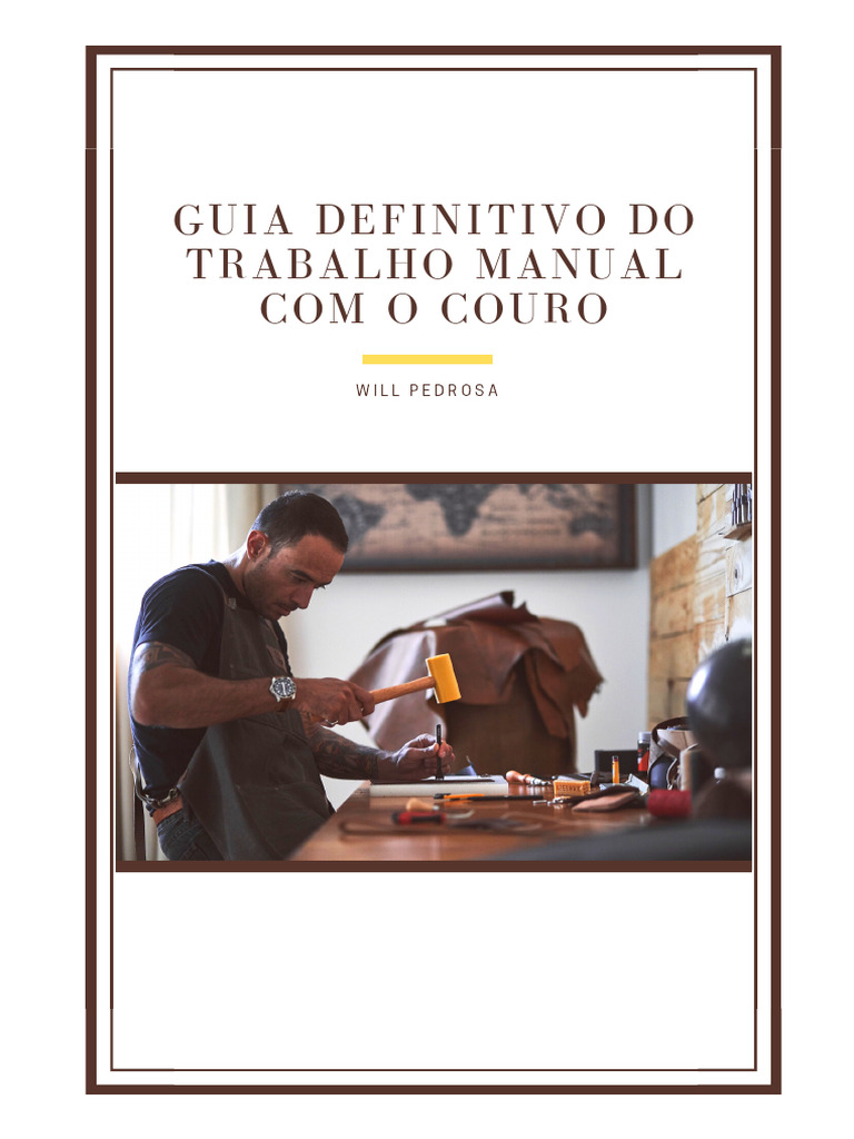 Guia Prático de Trabalho com Couro | PDF | Couro | Tinta