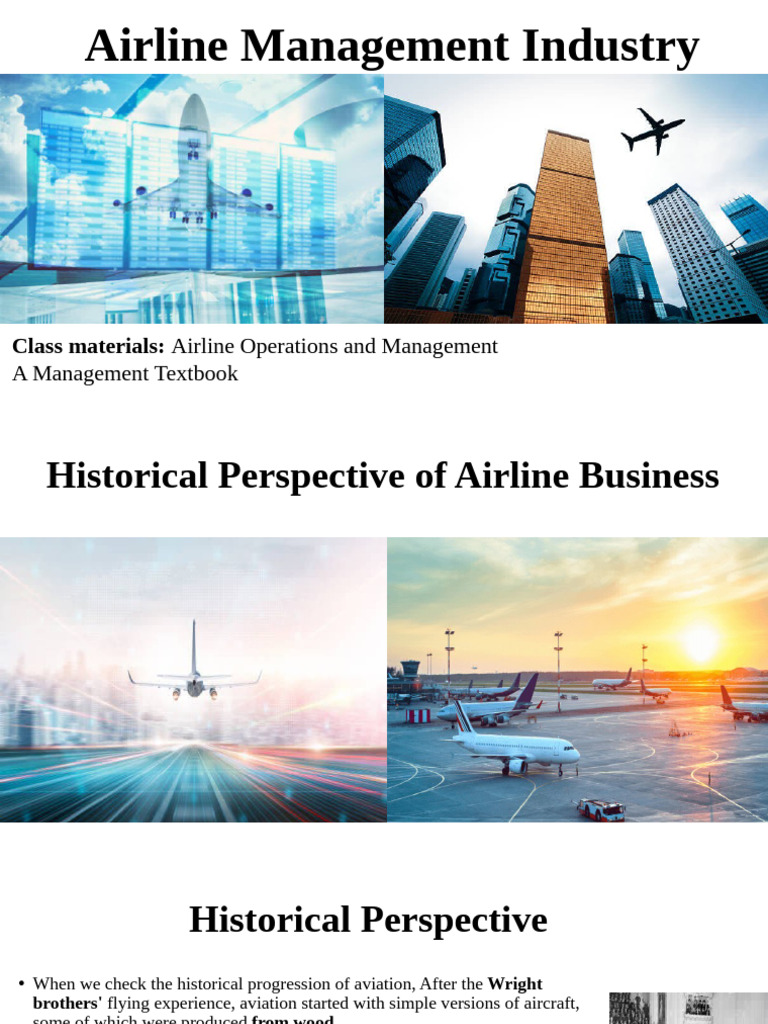 Airline Industry Management Week 01 | PDF | Airlines | Low Cost Carrier