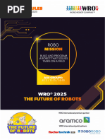 WRO 2025 Future Innovators Mission Guide | PDF | Robotics | Robot