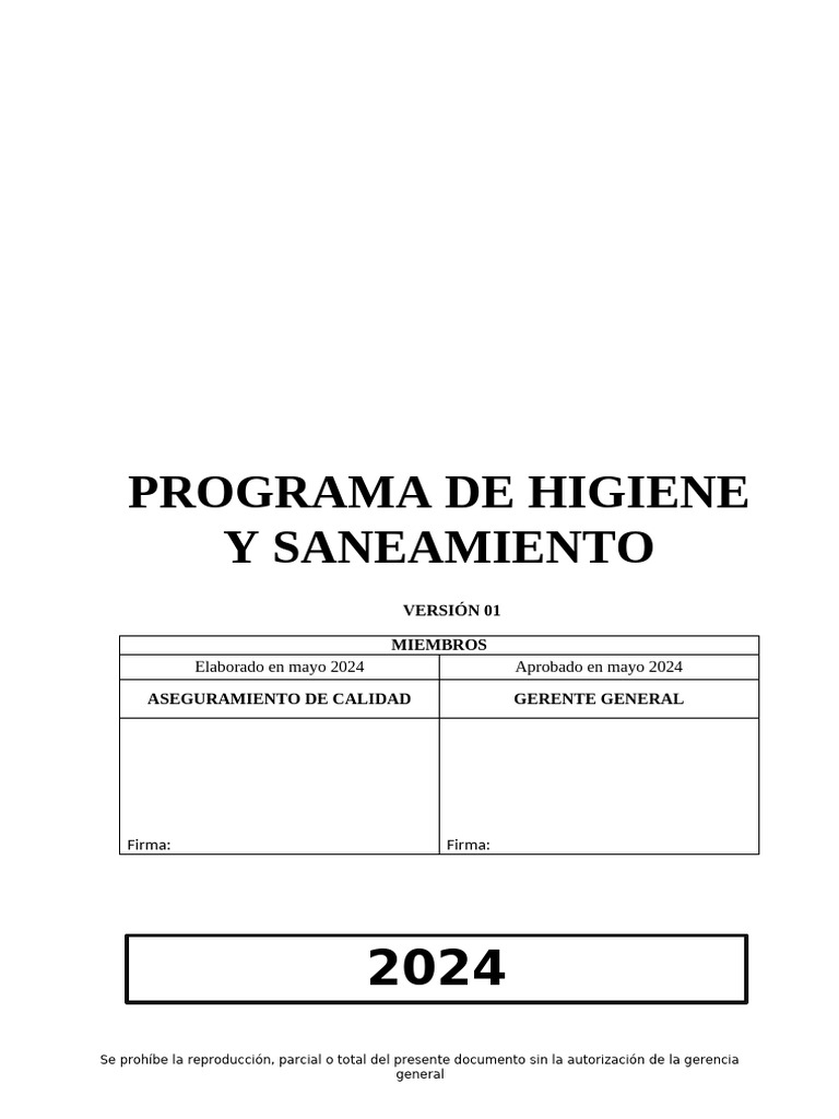 Manual Phs-Hospital de Puente Piedra La Hoz | PDF | Saneamiento | Alimentos