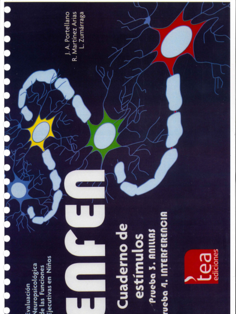 ENFEN Cuaderno de Estimulos Pueba 3 Anillos y 4 Interferencia Ed. TEA ...