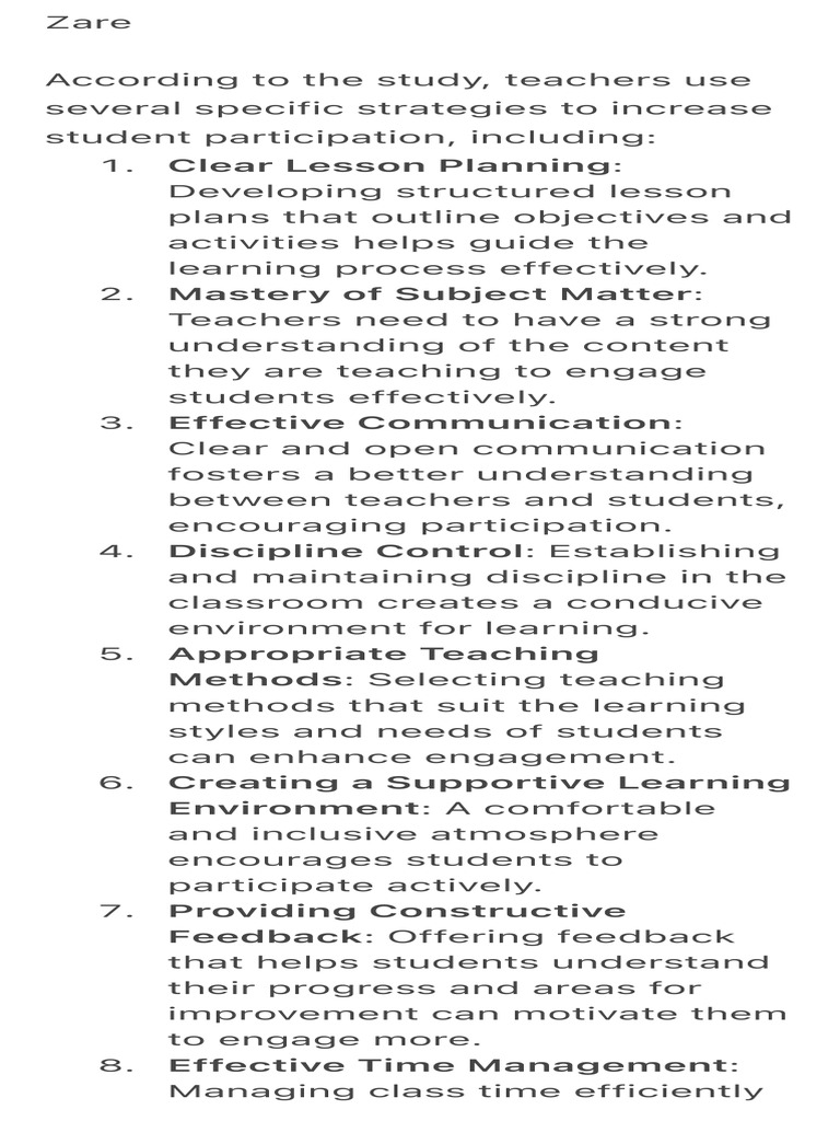 Classroom Management Techniques | PDF | Teachers | Disciplines