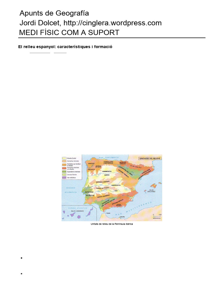 5 - El Relleu Espanyol | PDF