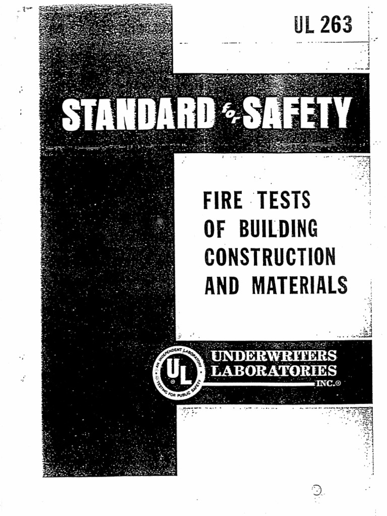 Thermomass UL263 Fire Test | PDF