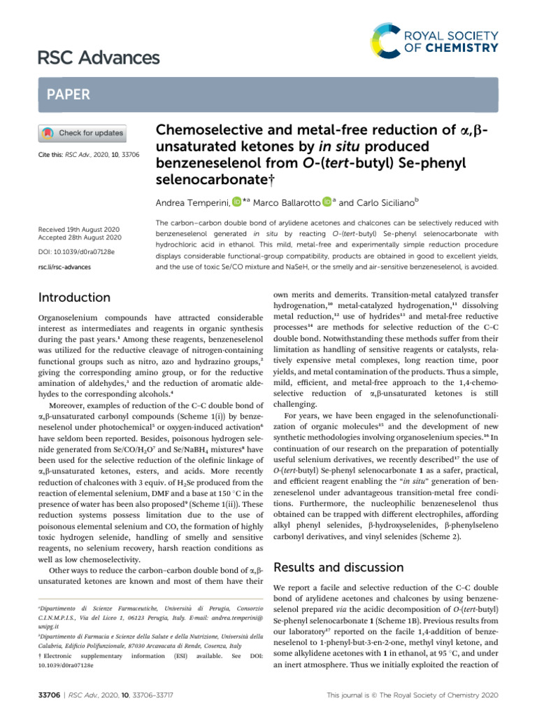 Air Sensitivity of 1,4-Naphthalenediol | PDF | Alkene | Aldehyde