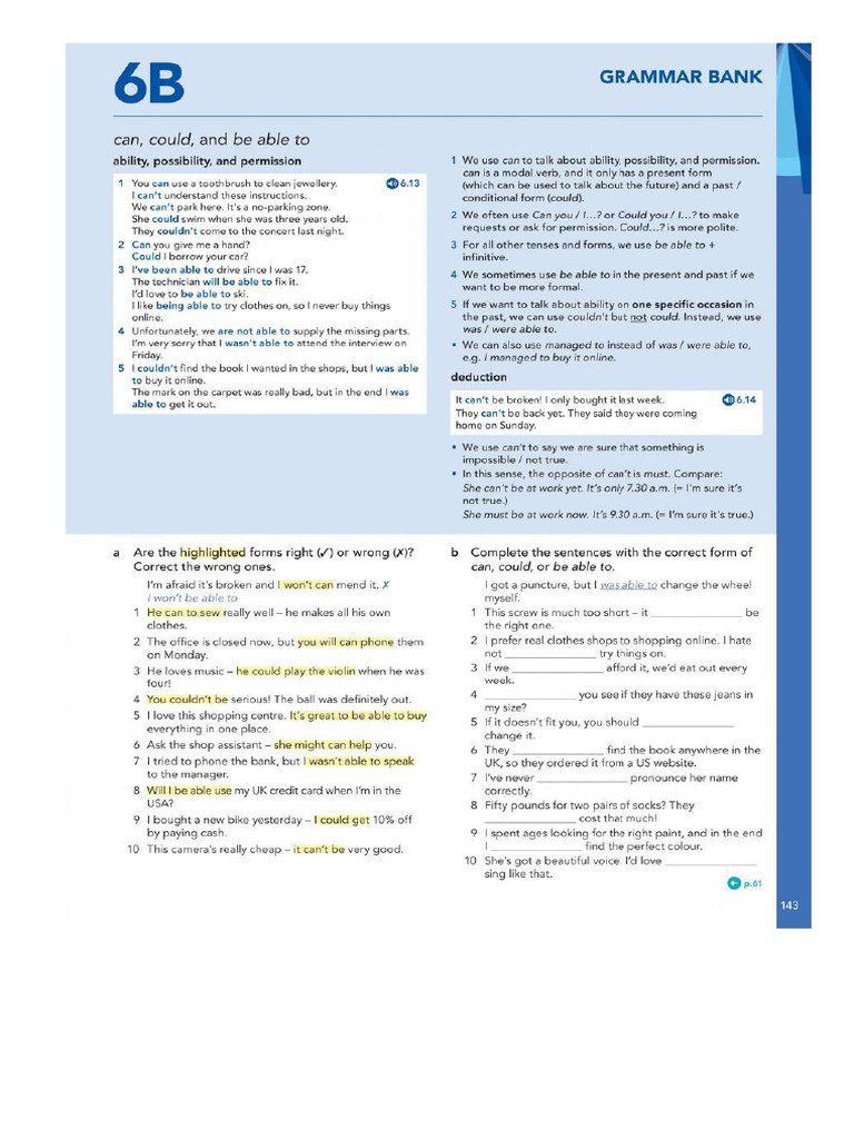 ability, possibility, permission | PDF