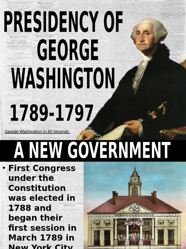 George Washington Presidency (1) | PDF | George Washington | Alexander ...