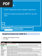 Module Six Worksheet: Methods & Results | PDF | P Value | Student's T Test
