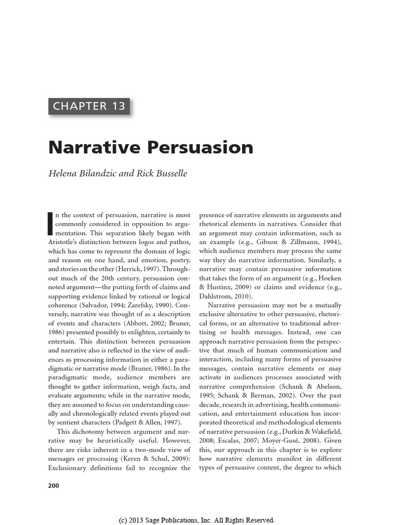 74624b09c723f4d54901600584b9b91f | PDF | Persuasion | Narrative