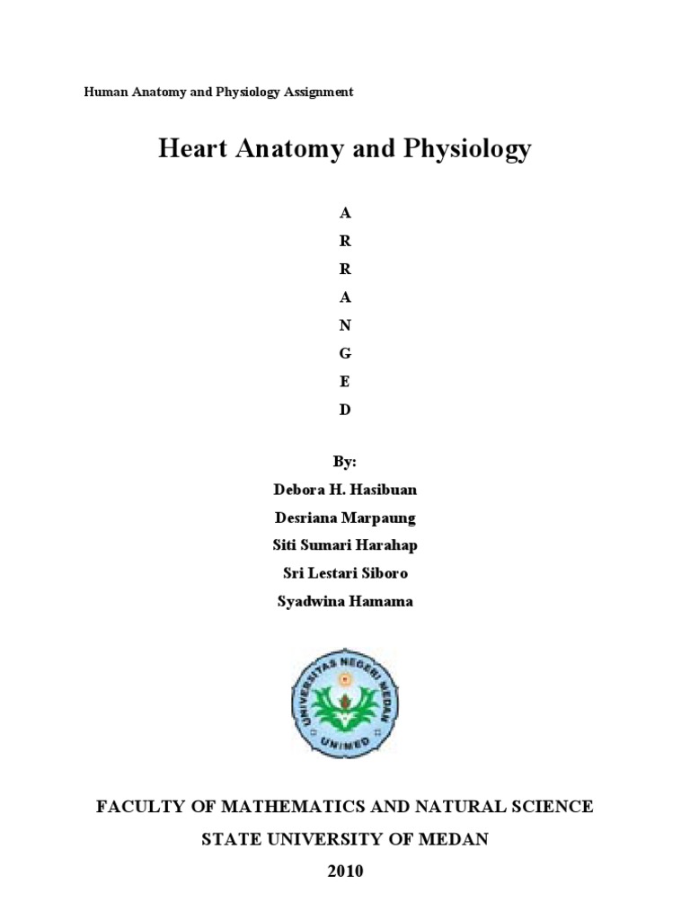 Human Anatomy and Physiology Assignment | PDF | Heart Valve | Atrium ...