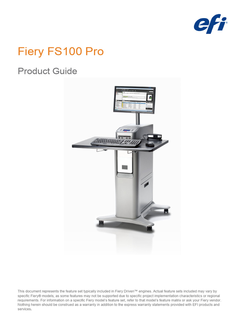 Efi Fiery Fs100pro PG FR FR | PDF | Computing | Computer Engineering