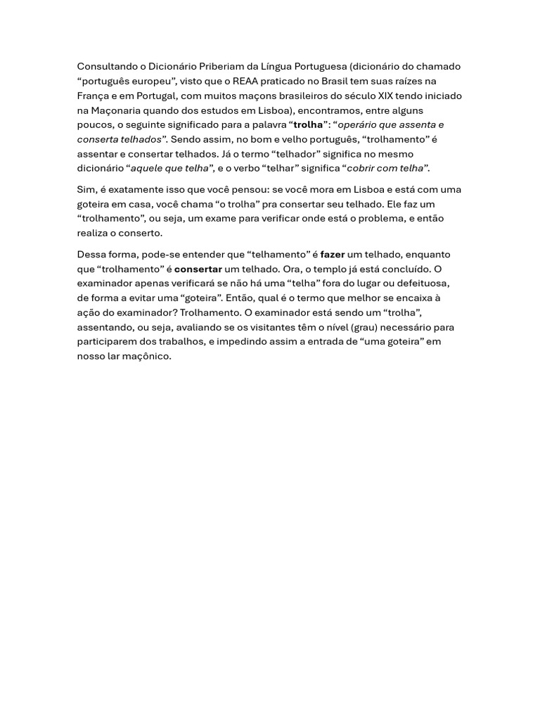 Telhamento Intro 2 | PDF