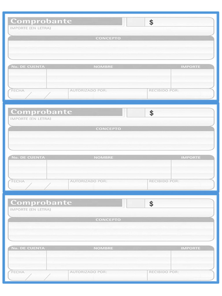 Recibo Comprobante | PDF