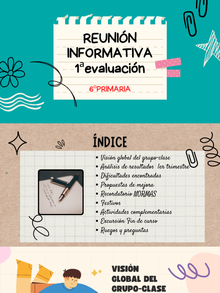 Evaluación y Propuestas 6º Primaria | PDF
