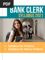 Bank Job Examination Syllabus | PDF